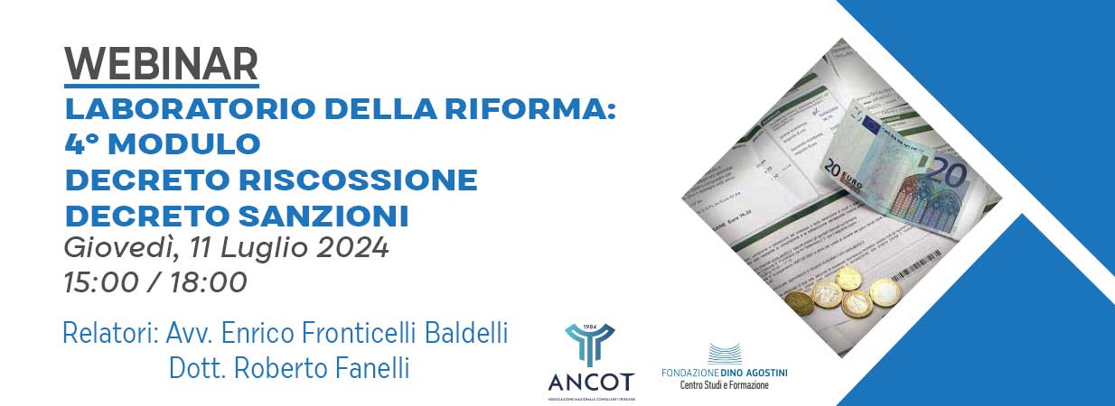 A.N.CO.T. Associazione Nazionale Consulenti Tributari - Home
